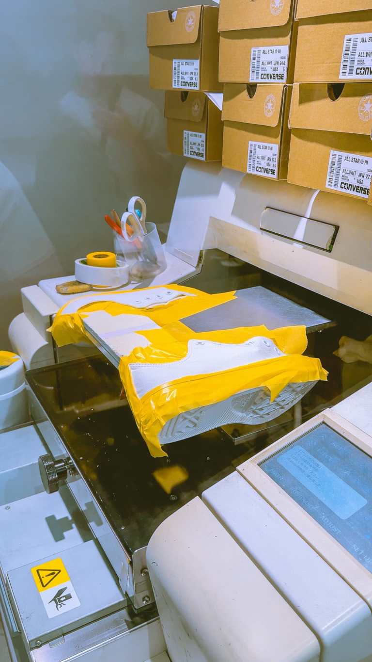 Customize Your Converse Shoes in Tokyo Japan with White Atelier